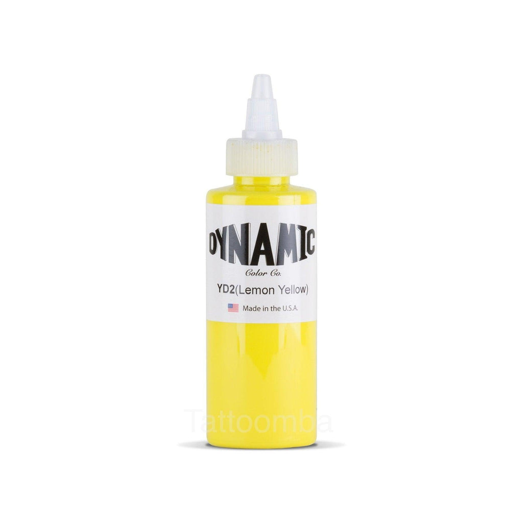 Dynamic Lemon Yellow Tattoo Ink 1oz(30ml) – Mavis Bush Tattoo Supplies